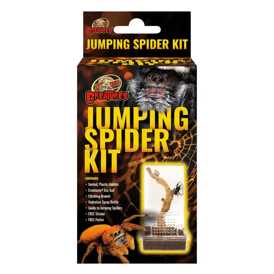 Zoo Med Creatures Jumping Spider Habitat Kit for Reptiles | Talis Us